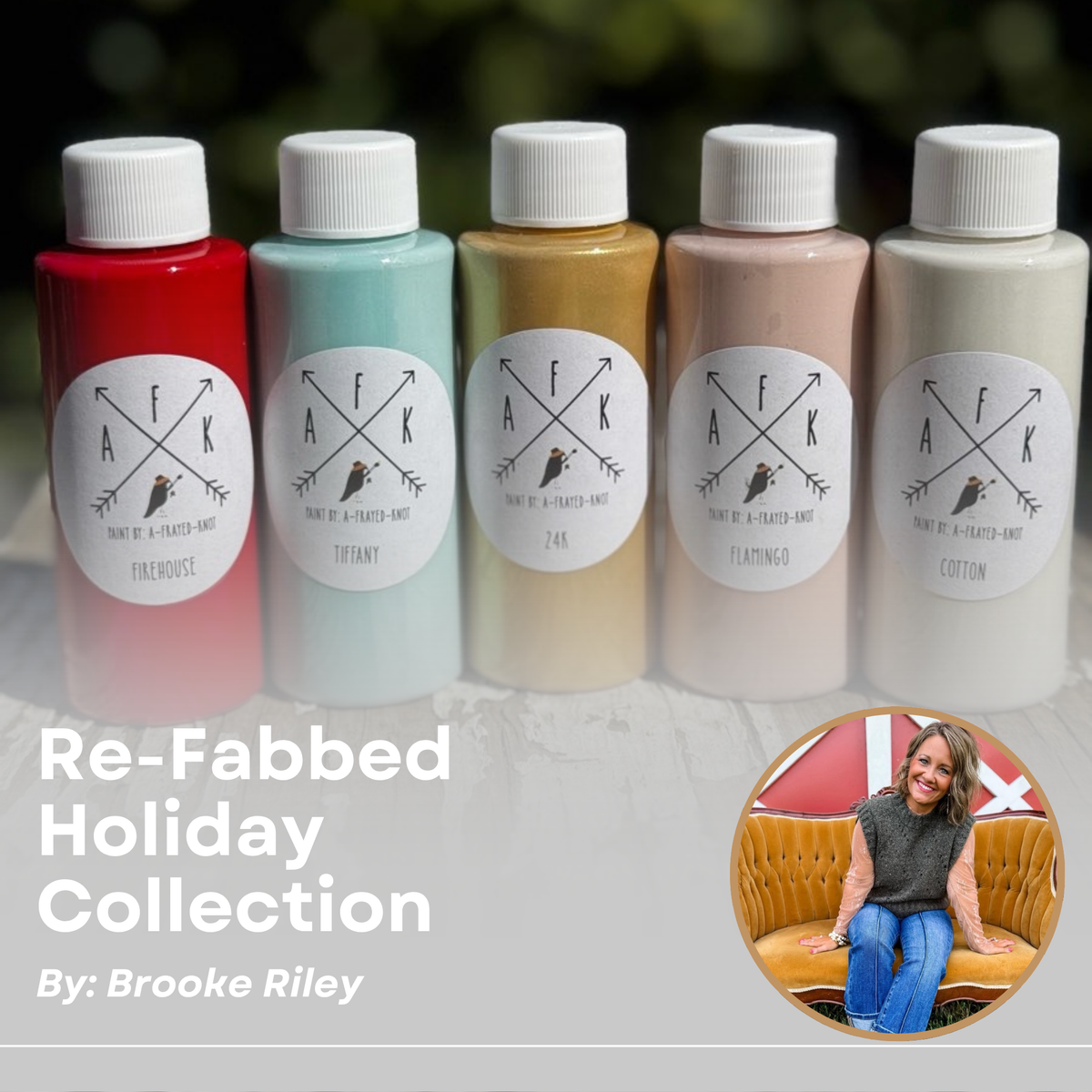 Re-Fabbed Holiday Collection - Chalk Paint Pack – 5 Colors by Brooke R ...