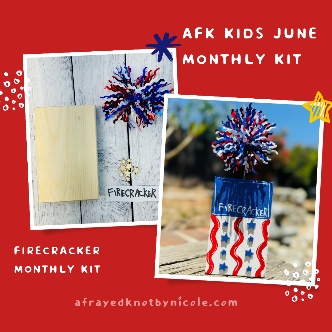 AFK Kids Firecracker June Monthly Kit – A-Frayed-Knot By Nicole