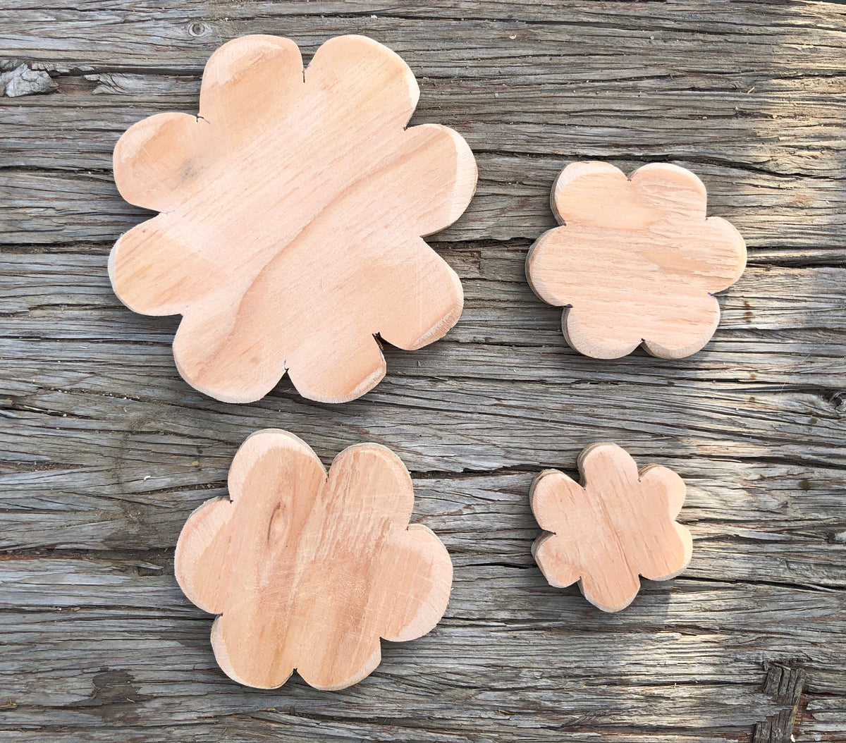 Daisy Unfinished Wood Variety Pack – A-Frayed-Knot By Nicole