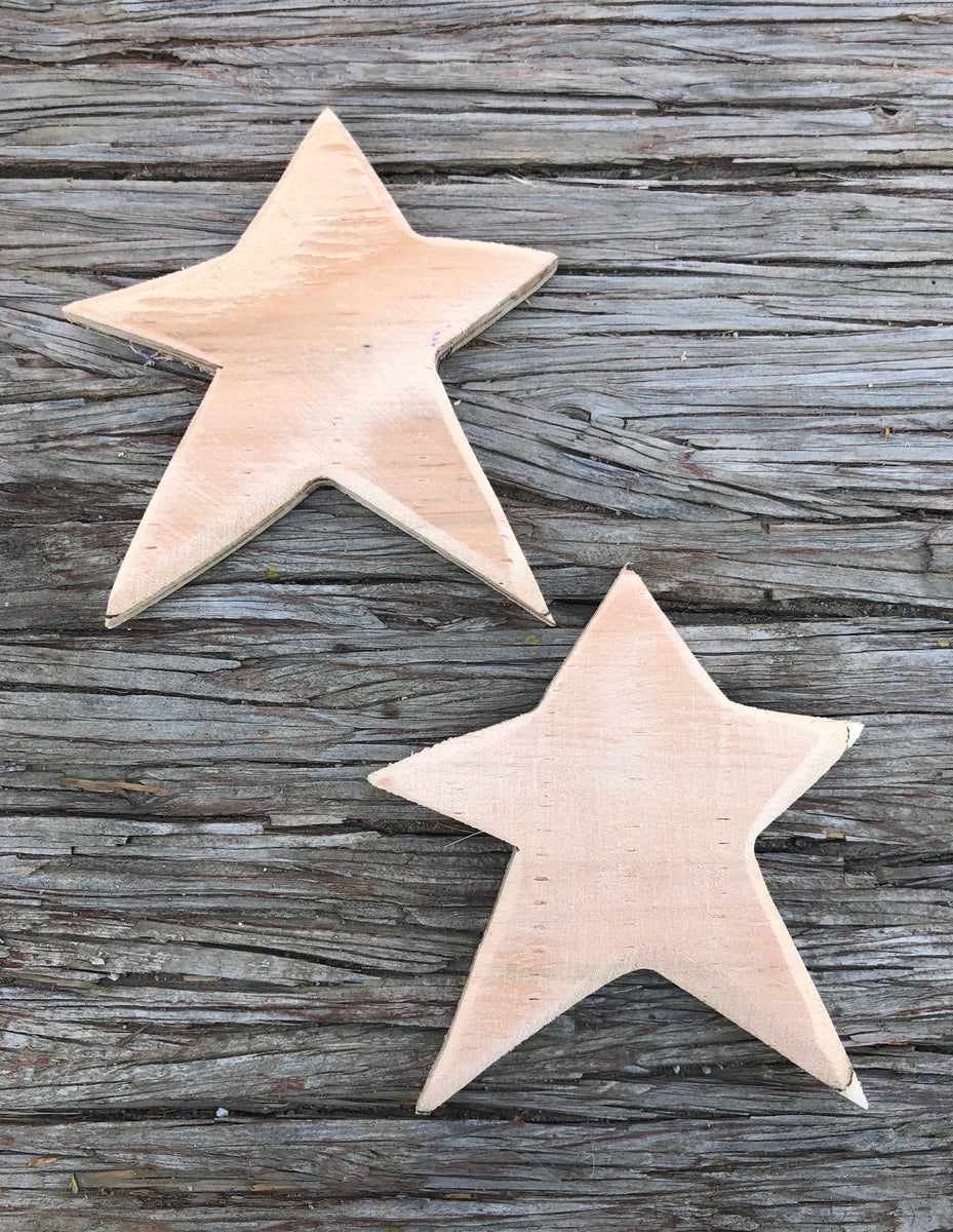 Unfinished Wood Star Cutouts Variety Pack – A-Frayed-Knot By Nicole